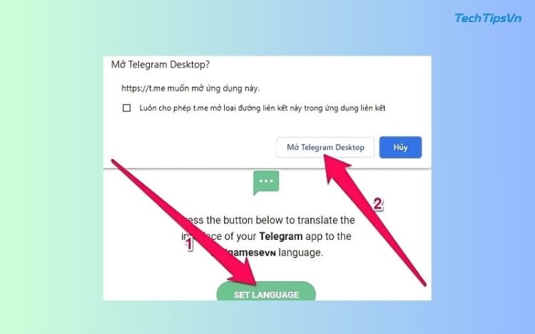 Hướng dẫn cách cài tiếng việt cho Telegram nhanh chóng, dễ hiểu